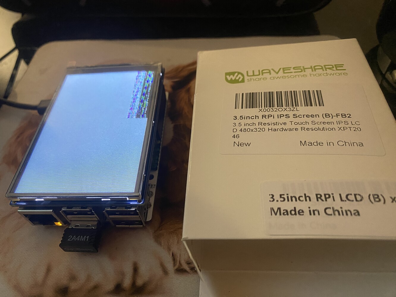 AML-S905X-CC (Le Potato) 480x320 ILI9486 3.5" SPI Touchscreen Display ...